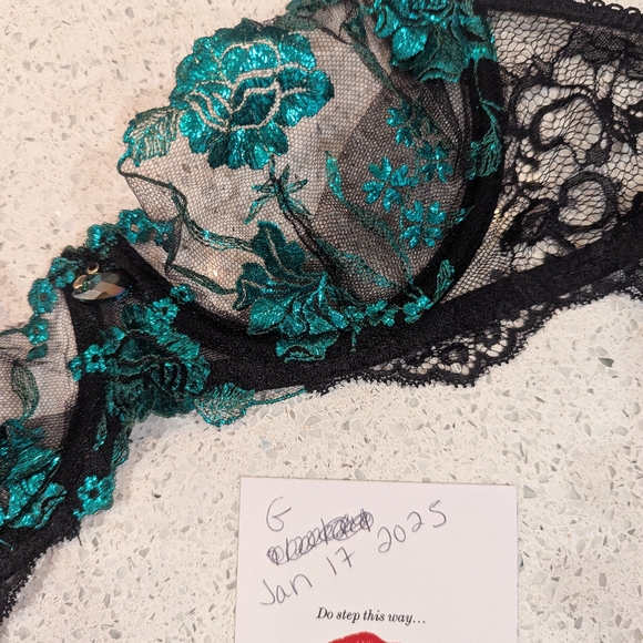Honey Birdette | Intimates & Sleepwear | Whitney Emerald Bra 34b | Poshmark
